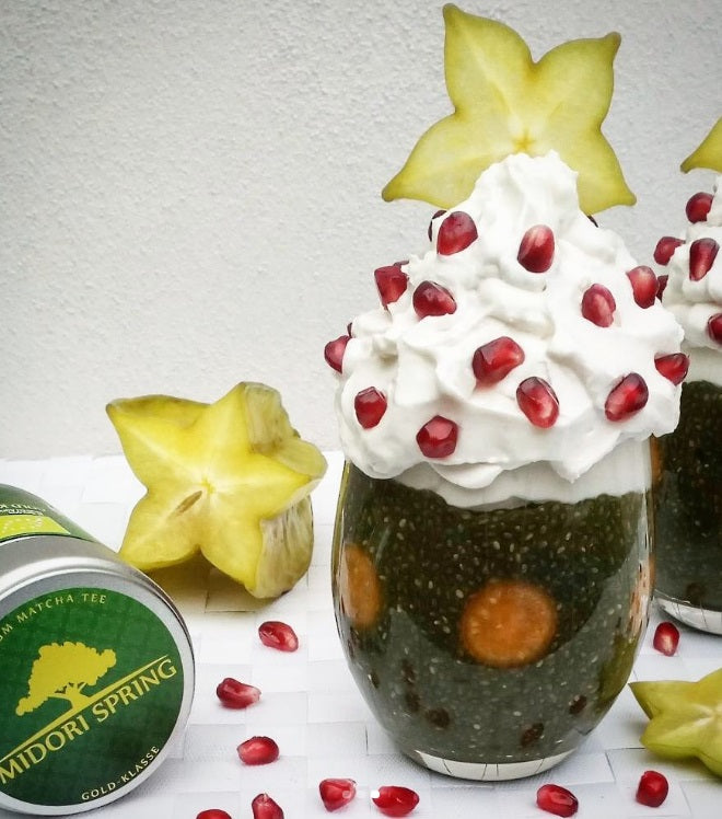 Midori Spring MATCHA CHIA w/ SOY WHIP CREAM Recipe